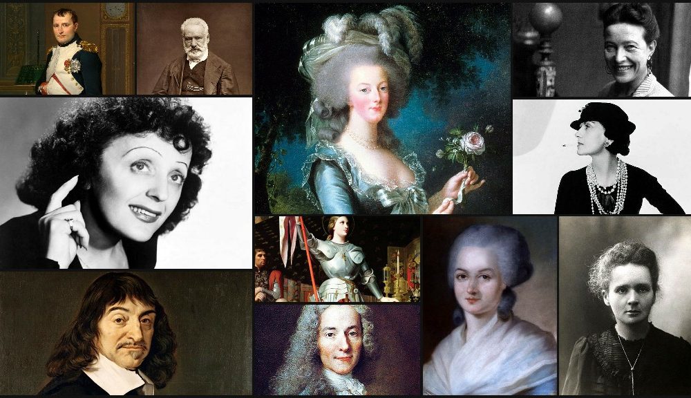 AS PERSONALIDADES MAIS FAMOSAS DA HISTÓRIA DA FRANÇA – Hilneth Correia