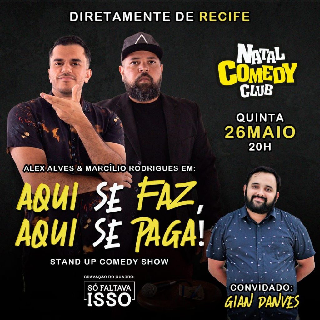 NATAL COMEDY CLUB ARRECADA UMA TONELADA DE ALIMENTOS EM DOIS MESES ...