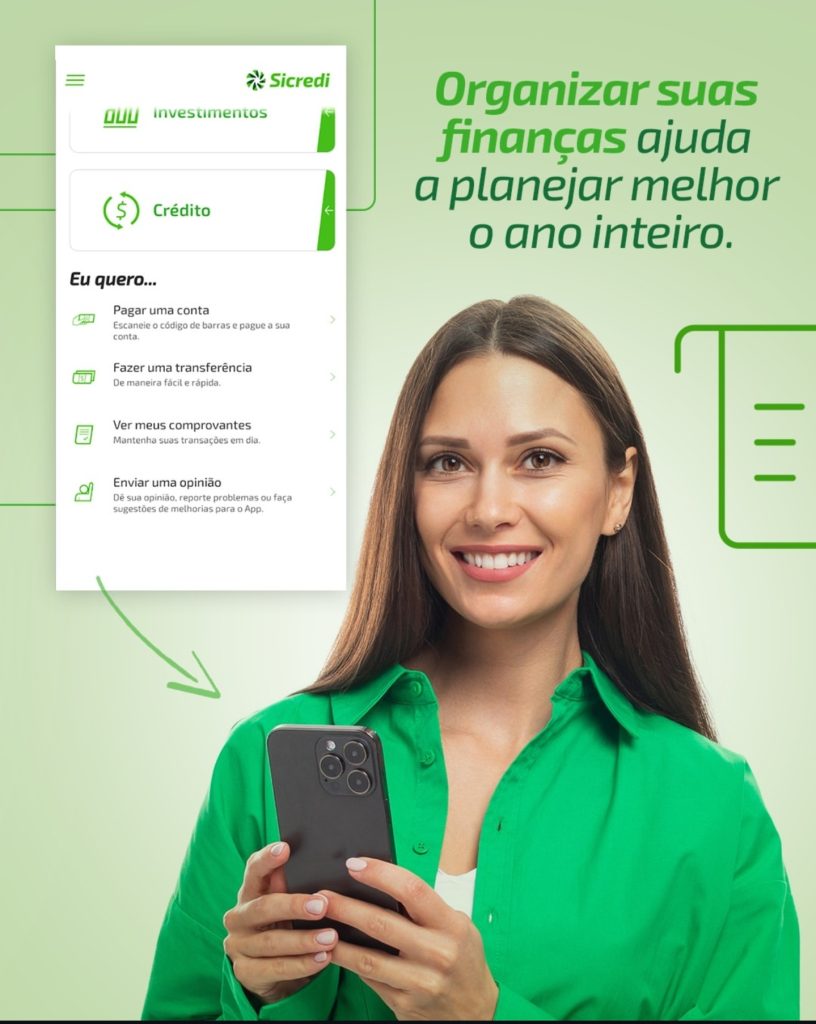CONTA CORRENTE SICREDI OFERECE PRATICIDADE NO DIA A DIA – Hilneth Correia